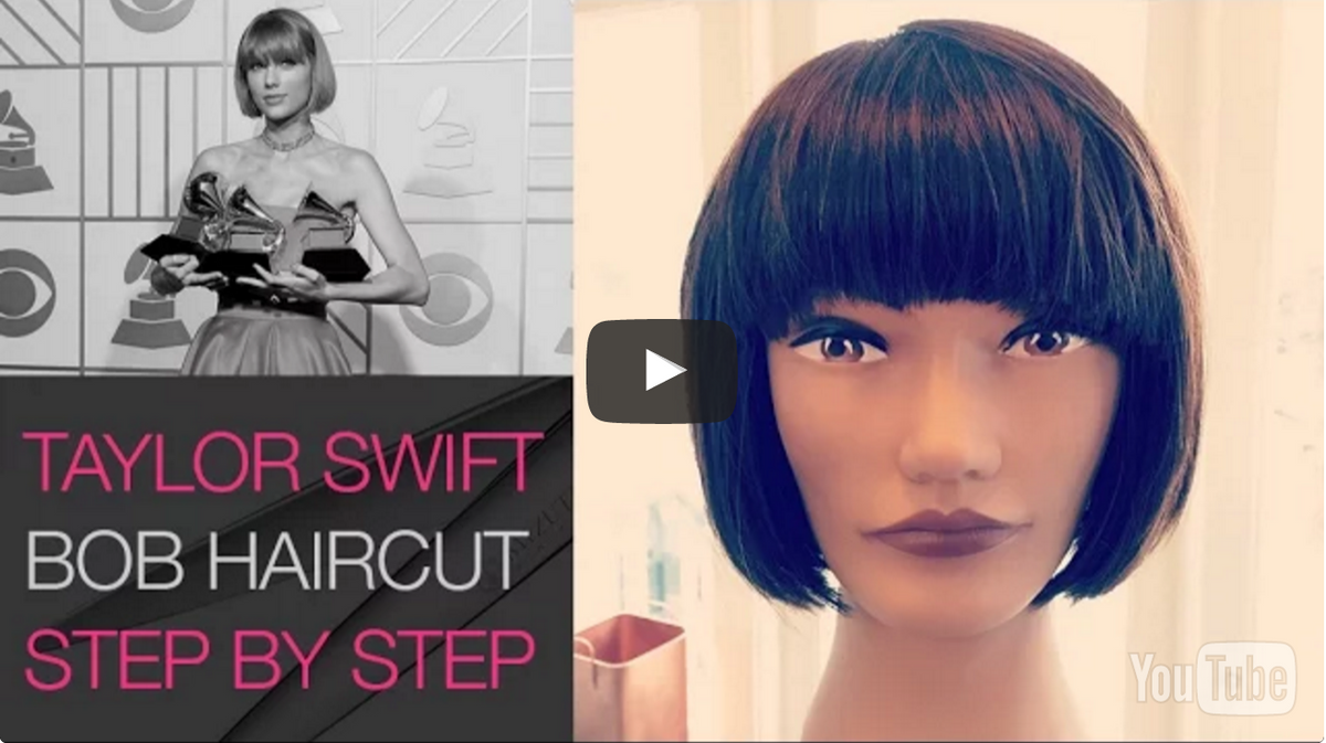 Box Bob with Bangs Haircut Tutorial – Free Salon Education
