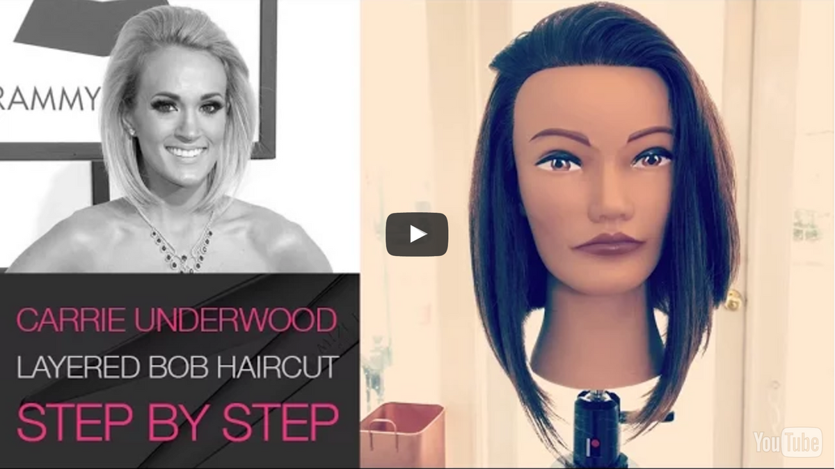 Long Layered Bob Haircut with Scissors – Free Salon Education