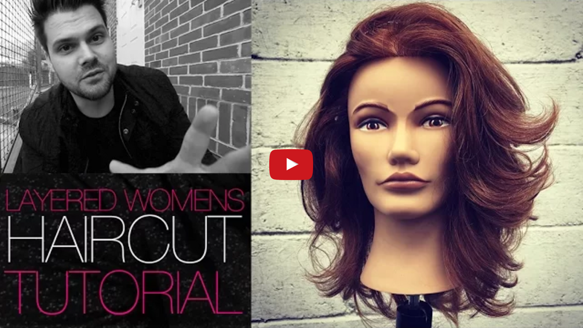 Layered Womens Haircut Tutorial – Free Salon Education