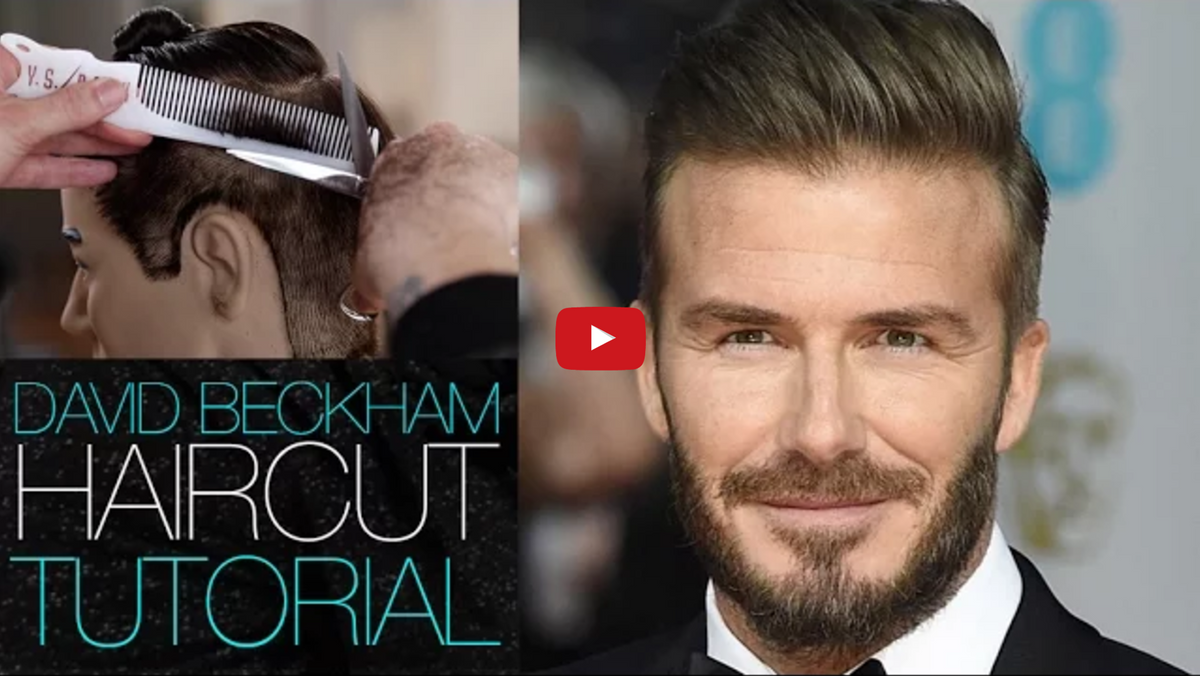 David Beckham Haircut Tutorial – Free Salon Education