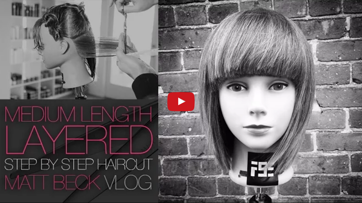 Medium Length Layered Haircut – Free Salon Education